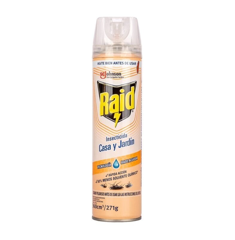 Raid Insecticida Casa y Jardin - La Casa de Mamá