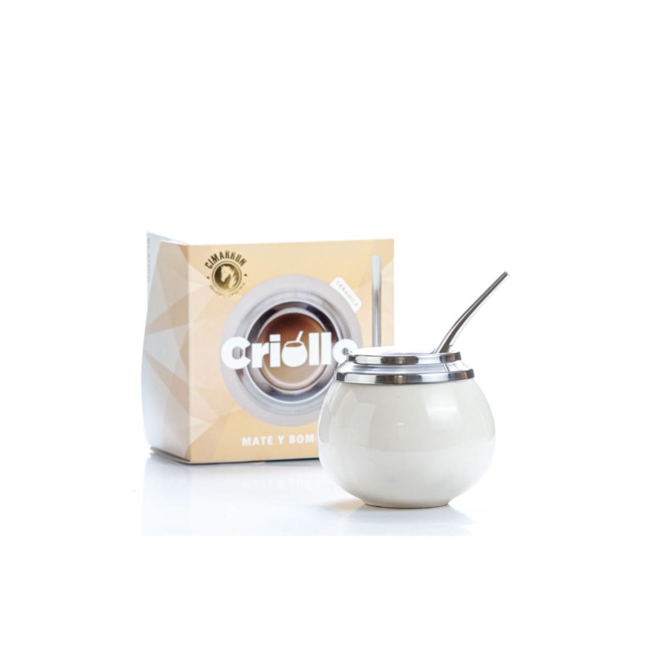 Mate Cimarrón Mate Criollo Con Bombilla Varios Colores – La Casa de Mamá