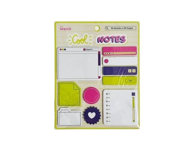 Wero Notas Adhesivas Cool Notes – La Casa de Mamá