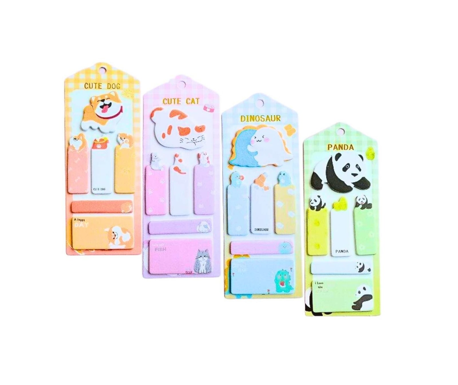 Post It Set Animalitos 6 formas Colours – La Casa de Mamá