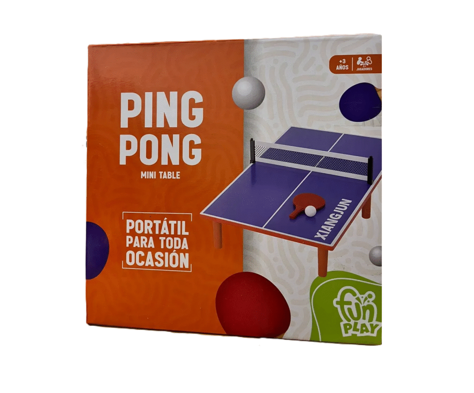 Fun Play Mini Table Mesa De Ping Pong Compacta - La Casa de Mamá