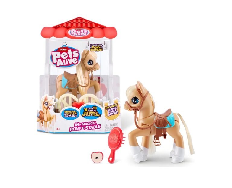 Muñeco Pony Y Establo Pets Alive Mascota Interactiva – La Casa de Mamá